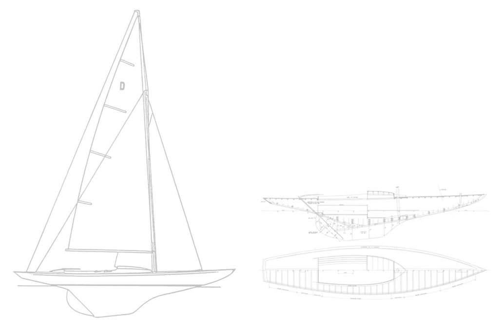 World Sailing - Dragon Class Sailboat